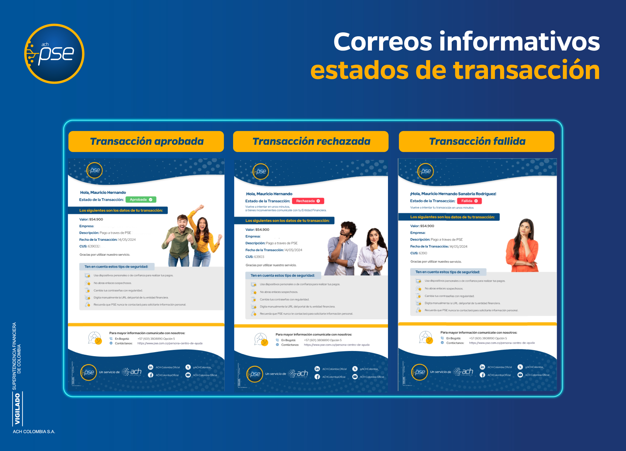 ¡Conoce la actualización de nuestros correos transaccionales! - prdredisenionpse.com.co